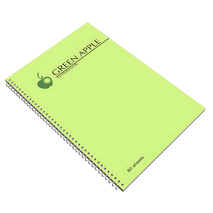 Notebook Spiral Green Apple 216X280Mm