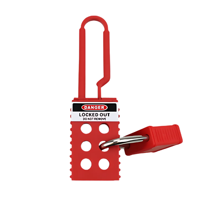 LSG Nylon Lockout Hasp – Insulated, Non-Conductive for Electrical LOTO