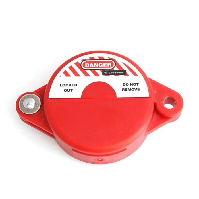 LSG Small Gate Valve Lockout – Fits 25–64mm (1"–2.5") Valve Handles
