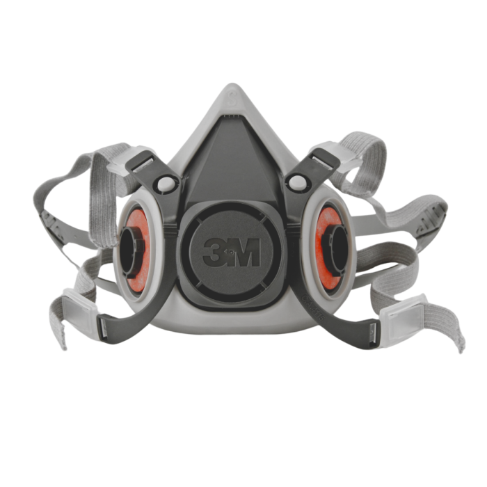 3M™ Half Facepiece Reusable Respirator 6100, Small, CE, 8 Each/Case